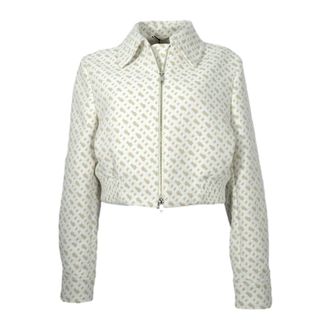 HUGO BOSS Femme, Vestes, Beige, Taille: 42 FR Bomber Monogramme BB Beige Clair
