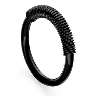Liebeskind Liebeskind Berlin Ring - Edelstahl Twist - Gr. 52 - in Schwarz - f&uuml;r Damen