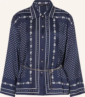 Maje Hemdbluse blau