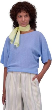 Nathalie Vleeschouwer Femme, Pulls, Bleu, Taille: 38 FR Knitwaer Nathalie V