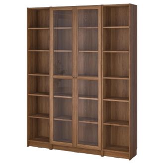 IKEA BILLY / OXBERG Regalkombination mit Vitrinent&uuml;ren