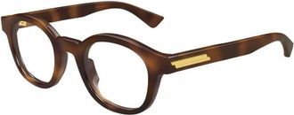 Bottega Veneta Homme, Accessoires, Brun, Taille: 46 MM Pantos Eyeglasses