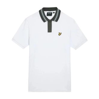 Lyle & Scott Homme, Tops, Multicolore, Taille: S Polo Homme Gris Manches Courtes