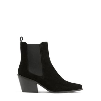 Saison 1865 Bottines en cuir velours