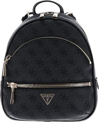 Guess sac &agrave; dos de loisirs Manhattan II Backpack Coal Logo gris fonc&eacute;