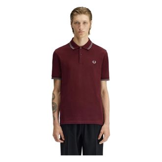 Fred Perry M3600 Polo - - Tops - Herren - Rot - 3XL