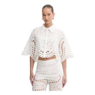 Charo Ruiz Ibiza Storm Shirt - - Blouses & Shirts - Damen - Wei&szlig; - L