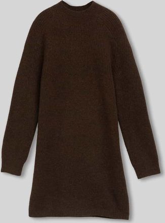 Tom Tailor Denim Strickkleid mit Stehkragen mit Woll-Anteil