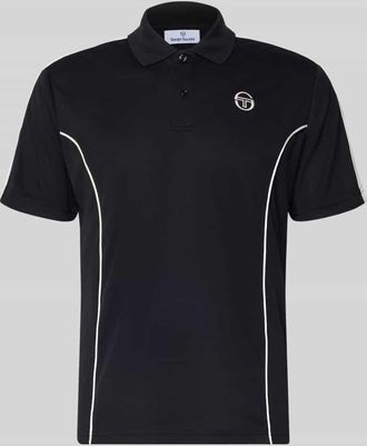 Sergio Tacchini Regular Fit Poloshirt mit Logo-Stitching Modell EGEO
