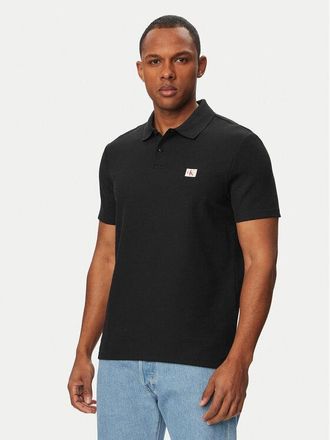 Calvin Klein Jeans Poloshirt LV04RG217G Schwarz Regular Fit