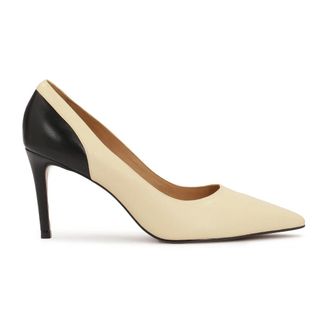 Kazar Zweifarbige Pumps auf einem schlanken Stiletto-Absatz - - Shoes - Damen - Beige - 39 EU