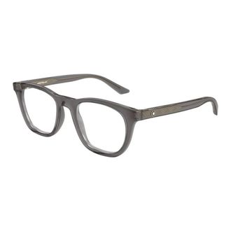 Montblanc Eckige optische Brille - - Accessories - Herren - Grau - 53 MM
