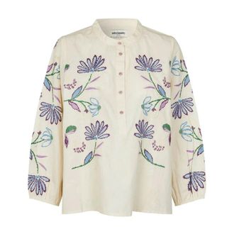 Lollys Laundry Damen, Blusen & Hemden, Beige, LGr&ouml;&szlig;e
