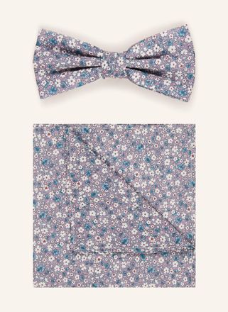 Paul Paul Set: Fliege Und Einstecktuch lila