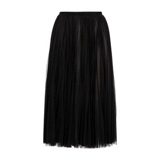 Philosophy di Lorenzo Serafini Femme, Jupes, Noir, Taille: 38 FR Jupe en tulle &agrave; pois