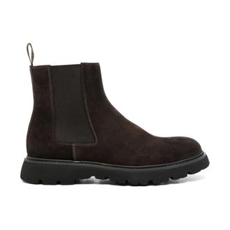 Doucal's Braune Leder-Chelsea-Boots - - Shoes - Herren - Braun - 44 EU