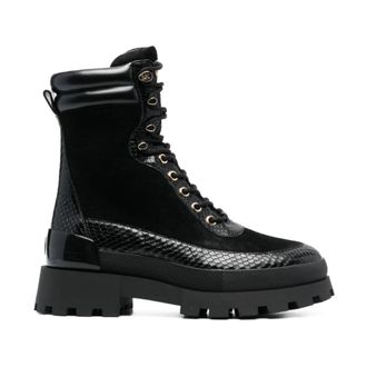 Michael Kors Rowan Schn&uuml;rstiefelette - - Shoes - Damen - Schwarzk - 36 EU