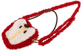 Valiclud À Bandoulière Peluche Forme De Pomme Pour Filles à Main Hiver Douce Adorable Et Confortable Parfait Pour Sorties Voyages