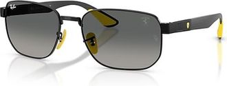 Ray-Ban Rb8329m Scuderia Ferarri Collection Sonnenbrillen Matt Schwarz Fassung Grau Glas 59-19