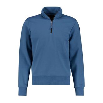 Parajumpers Broad Peak Half-Zip Fleece - - Sweatshirts & Hoodies - Herren - Blau - XL
