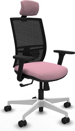 Piqueras y Crespo Palo Yunquera Schreibtischstuhl mit 3D-Armen, h&ouml;henverstellbare Lendenwirbelst&uuml;tze und h&ouml;henverstellbares Kopfteil, ausgestattet mit 4 Positionen, Sch