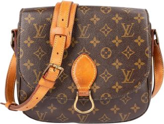 Louis Vuitton Crossbody Bags - Louis Vuitton Canvas Monogram Saint Cloud GM Cross - Gr. unisize - in Braun - f&uuml;r Damen