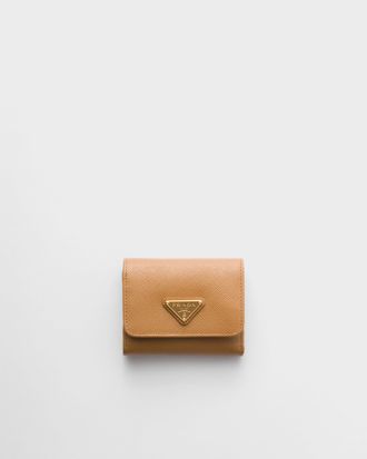 Prada Kleine Geldbörse aus Saffiano-Leder