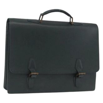 Louis Vuitton Pre-owned Taiga Business Bag - - Pre-owned - Herren - Gr&uuml;n - ONE SIZE