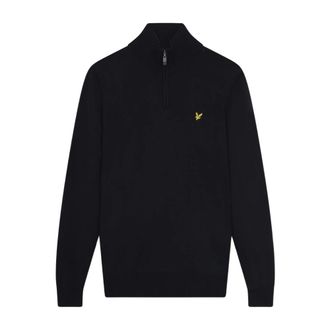 Lyle & Scott Golf Core 1/4 Zip Merino Pullover - - Sweatshirts & Hoodies - Herren - Blau - L