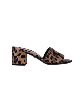 Dolce & Gabbana Logo Slides Sandals
