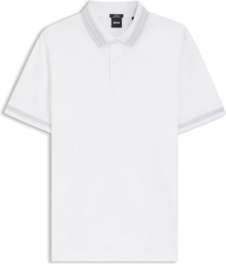 HUGO BOSS Poloshirt aus merzerisierter Baumwolle, Slim Fit in