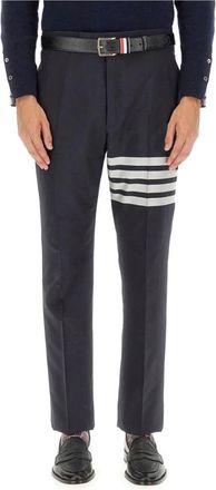 Thom Browne 4-Bar Wollhose - - Trousers - Herren - Blau - XS