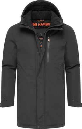 Stone Harbor Herren Winterjacke Phinoo mit Fleece-Taschen & 2-Wege-Rei&szlig;verschluss