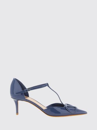 Valentino Garavani Escarpins T-strap VLogo Signature en cuir verni