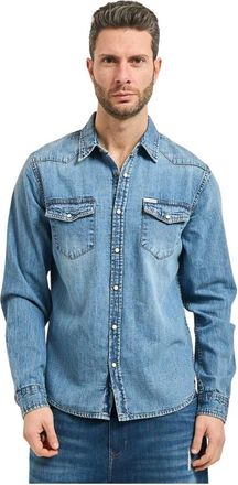 Guess Homme, Chemises, Bleu, Taille: XL Guess Chemises Blue