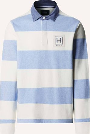 Hackett Poloshirt Heritage H Stripe Rby blau