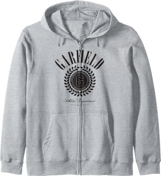 Garfield Varsity College sitzende schlafende Retro-Donuts Kapuzenjacke
