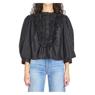 Chlo&eacute; Damen, Blusen & Hemden, Schwarzk, SGr&ouml;&szlig;e