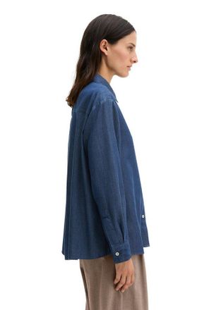 Marc O'Polo Jeansbluse aus TENCEL Lyocell-Baumwolle-Mix