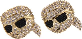 Karl Lagerfeld Femme, Accessoires, Jaune, Taille: ONE Size K/Ikonik 2.0 Pave Karl Studs