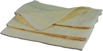 Gözze Seiftuch 4er-Set, Weich und Saugfähig, 100% Baumwolle, 30 x 30 cm - Vanille