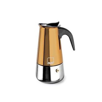 Ibili Moca Cupra Espressomaschine, 10 Tassen, 460 ml, Edelstahl, induktionsgeeignet