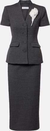 Self Portrait Robe midi