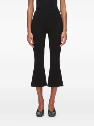 3.1 Phillip Lim pantalon c&ocirc;tel&eacute; &agrave; coupe &eacute;vas&eacute;e - Noir