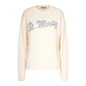 MC2 Saint Barth Damen, Strickwaren, Wei&szlig;, MGr&ouml;&szlig;e
