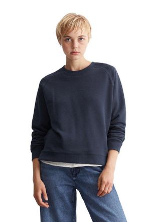 Marc O'Polo Denim Sweatshirt Im modernen O-Shape, locker geschnitten und Raglan&auml;rmeln