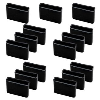 FOMIYES 50 St&uuml;ck rutschfeste Silikon Kleiderb&uuml;gelgriffe f&uuml;r Hosen Gro&szlig;er Kleiderb&uuml;gel Schutz Schwarzer Kleiderb&uuml;gelzubeh&ouml;r f&uuml;r Bekleidungsgesch&auml;fte
