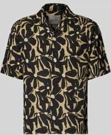 Only & Sons Relaxed Fit Freizeithemd aus Viskose-Leinen-Mix Modell HARVI