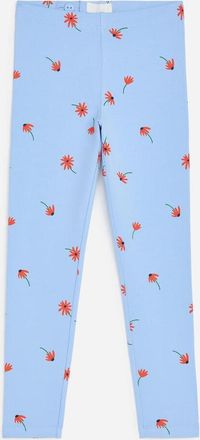 Arket Bedruckte Jersey-Leggings -Blau