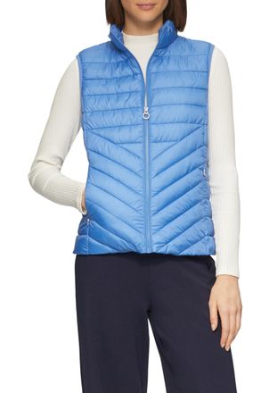 s.Oliver Leichte Steppweste mit Stehkragen